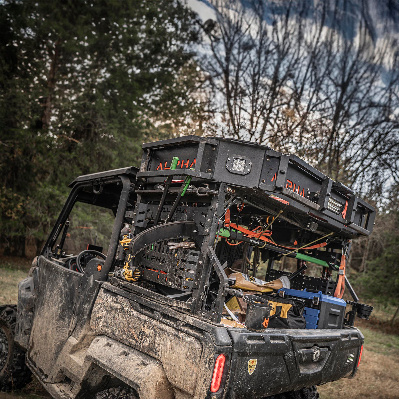 Alpha Adapt Ultimate Rack System | UTV Cargo Rack | Polaris | Can-AM