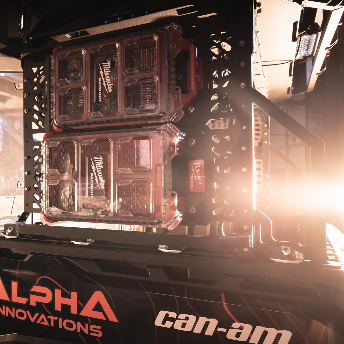 Alpha Adapt Milwaukee Compact Packout Mounting Plate