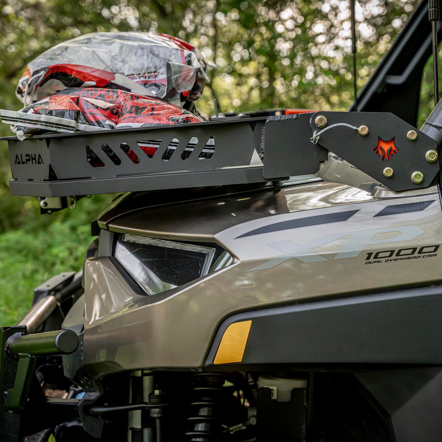 Alpha Front Rack (Polaris, 2019-current and Honda Pioneer)