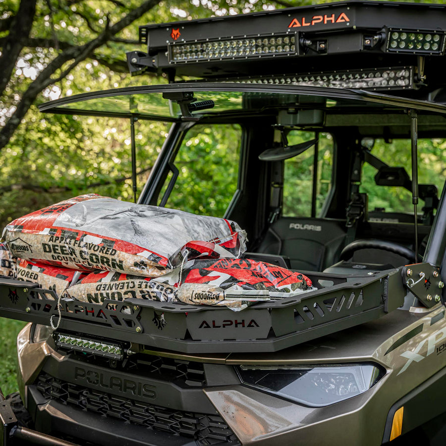 Alpha Front Rack (Polaris, 2019-current and Honda Pioneer)