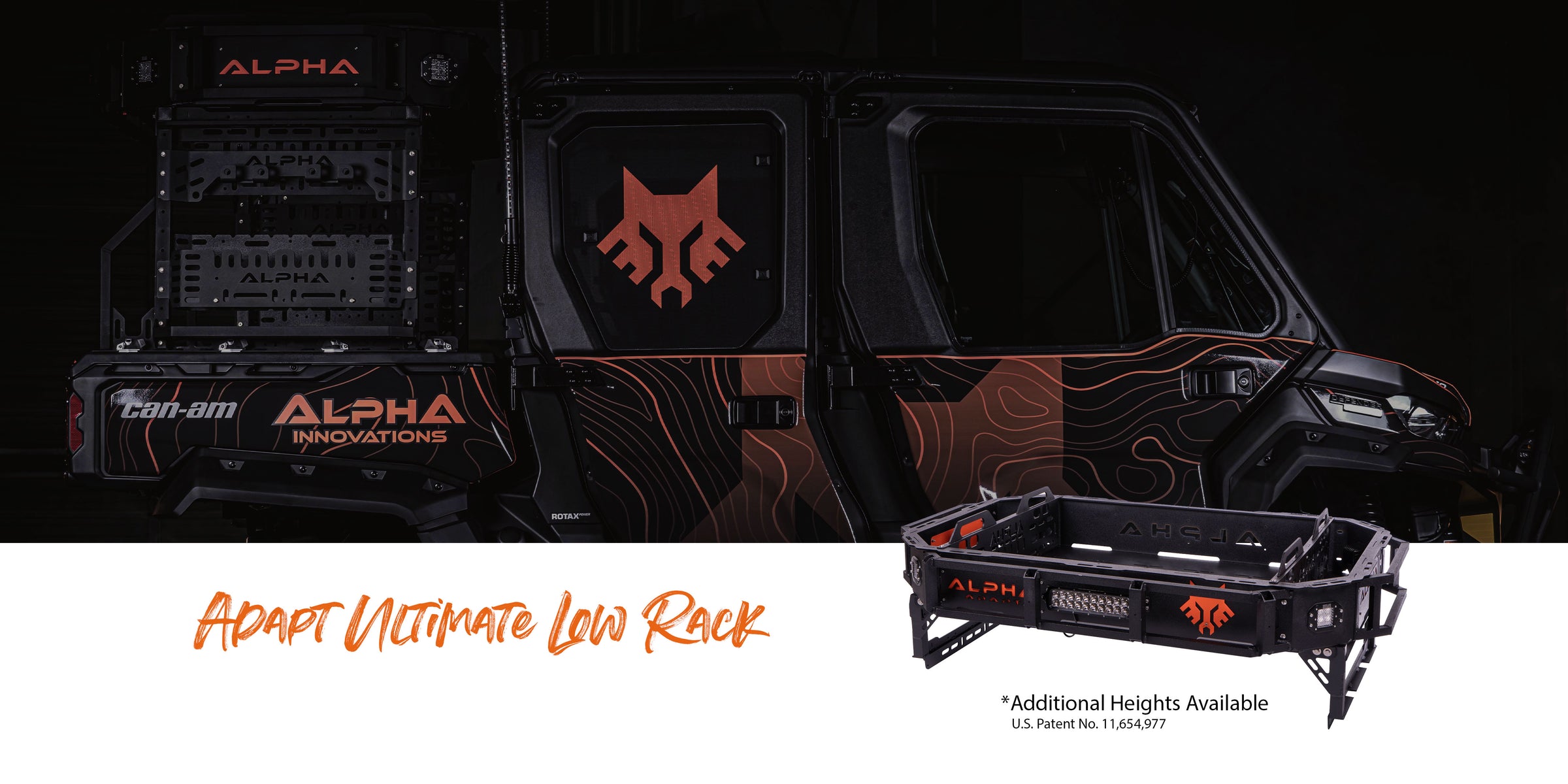 Alpha Adapt Ultimate Rack System | UTV Cargo Rack | Polaris | Can-AM